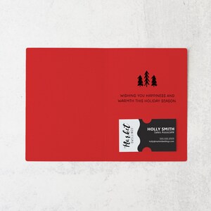 Set of Christmas Carol Greeting Cards Christmas Insurance Mortgage Real ...