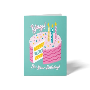 Set of Yay! It's Your Birthday! Greeting Cards | Envelopes Included ...