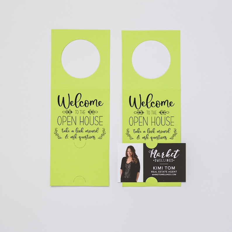 Welcome to the Open House Bottle Hang Tags Real Estate - Etsy