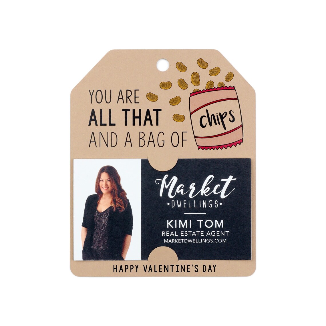 You Are All That and A Bag of Chips Gift Tag Valentine's | Etsy