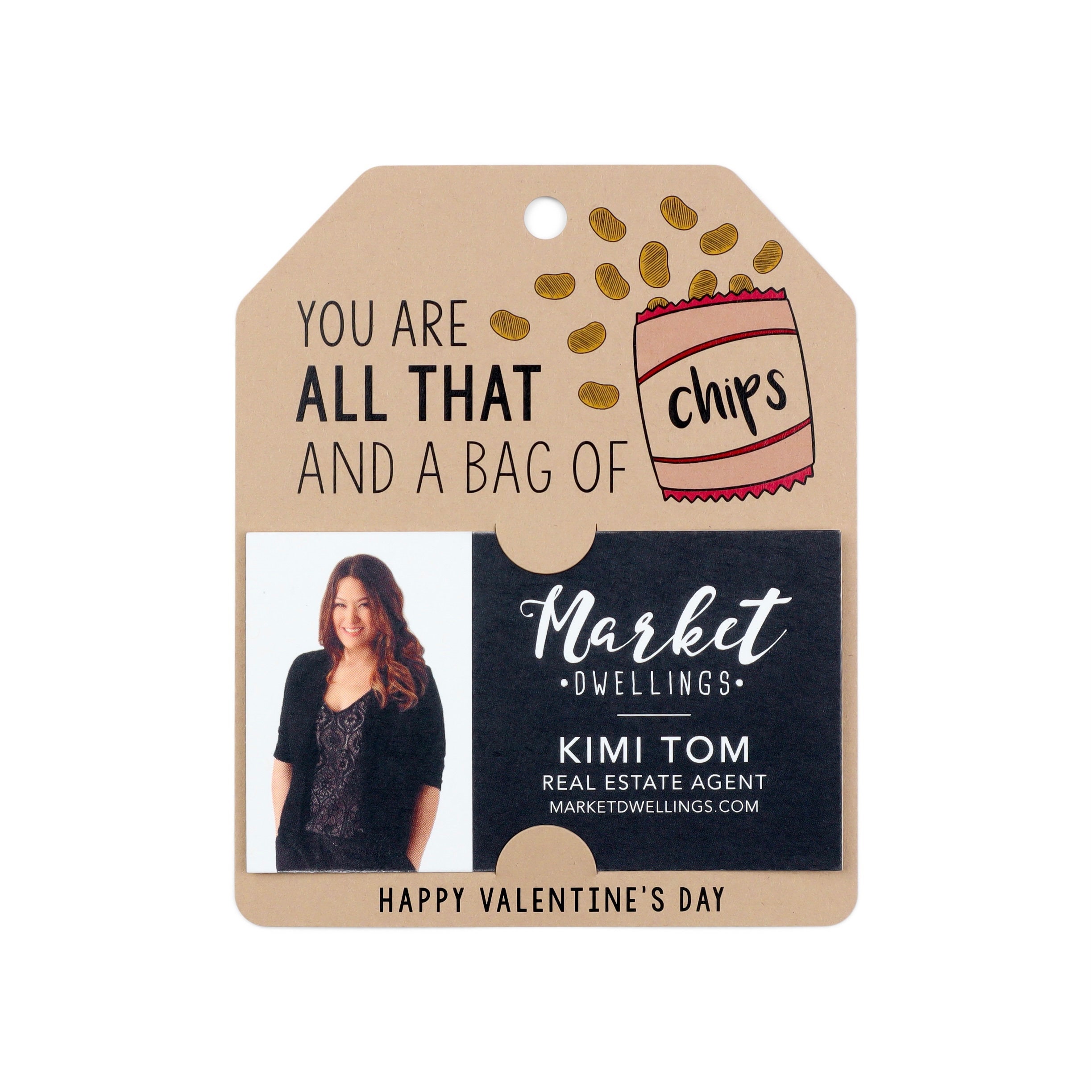 You Are All That and A Bag of Chips Gift Tag Valentine's | Etsy