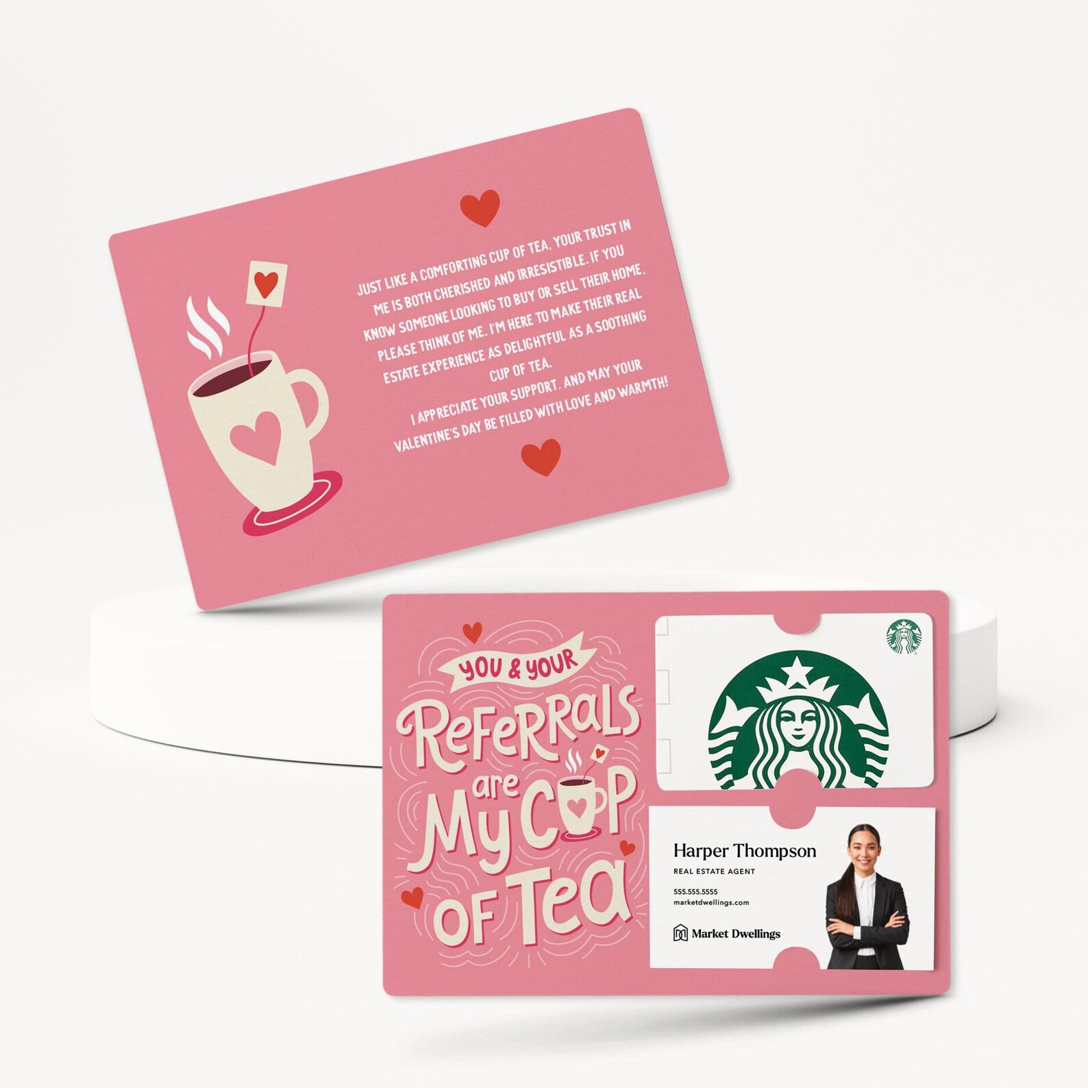 Set of You and Your Referrals Are My Cup of Tea Mailers | Envelopes ...