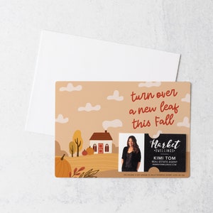 Set of Turn Over a New Leaf This Fall Mailers Envelopes Included Fall ...