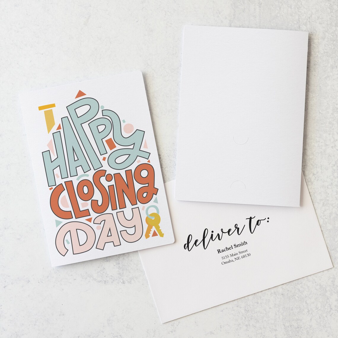 SET of Greeting Cards Happy Closing Day Real Estate Agent - Etsy