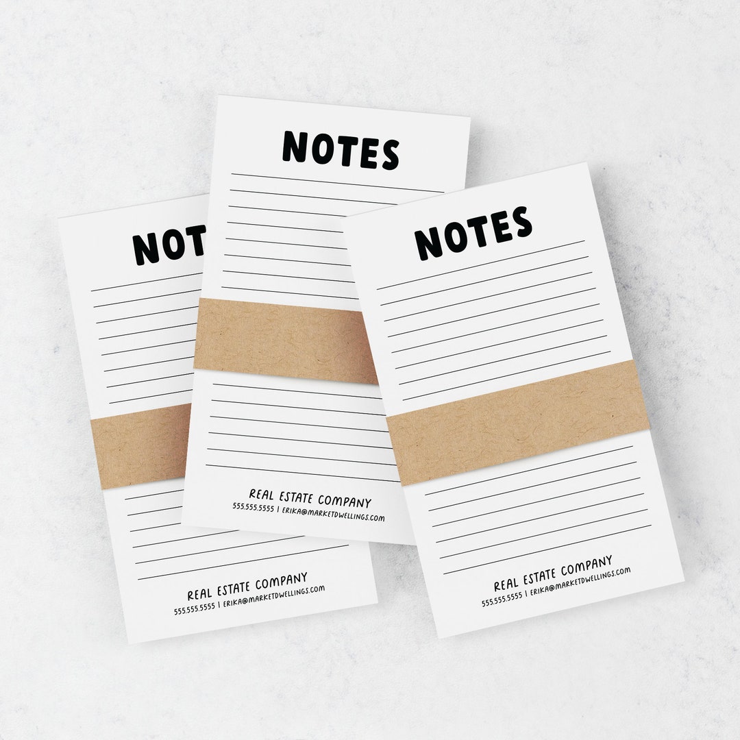 Customizable Notes Notepads Real Estate Mortgage Insurance - Etsy