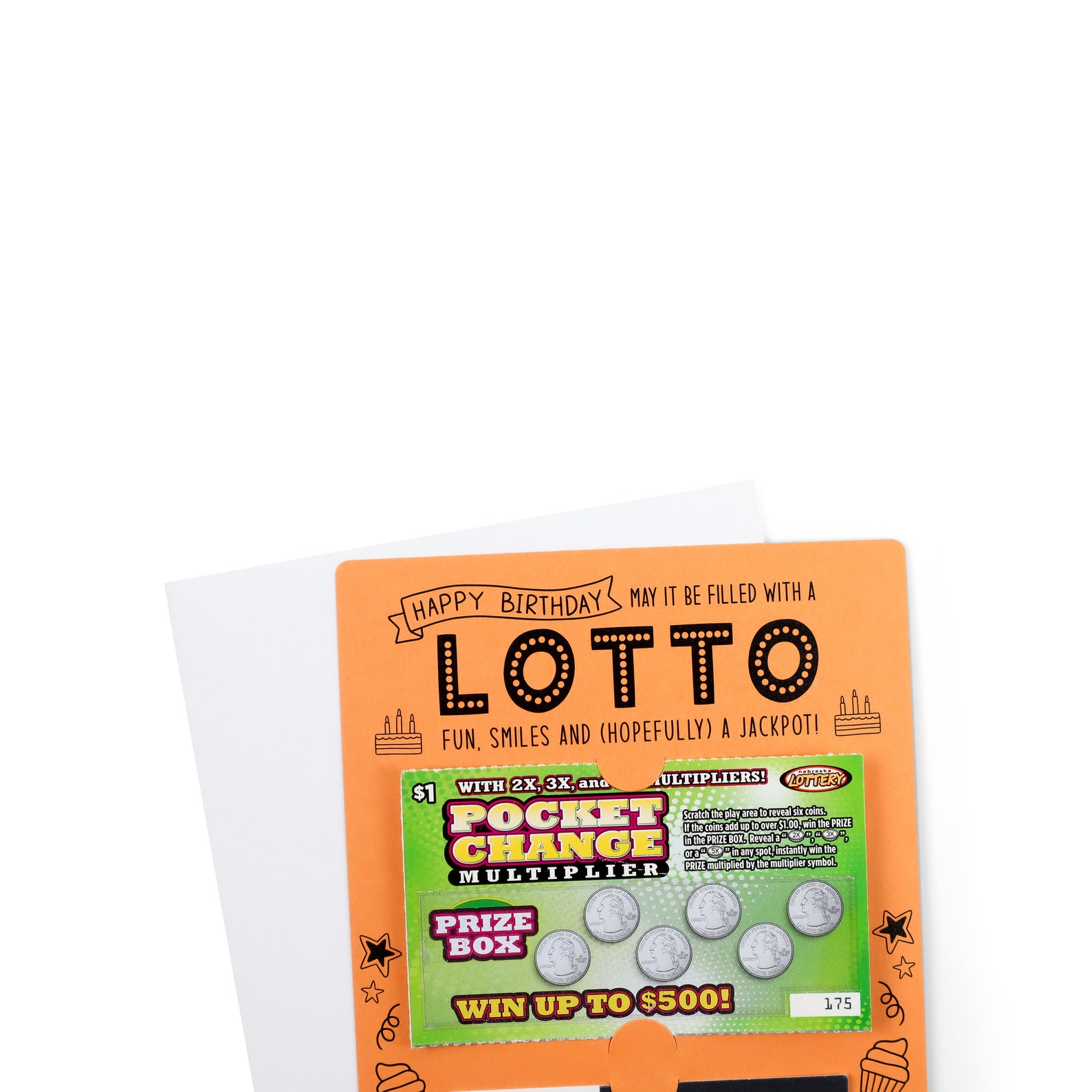 SET of Happy Birthday Mailer W/ Envelope Lotto Pop by - Etsy