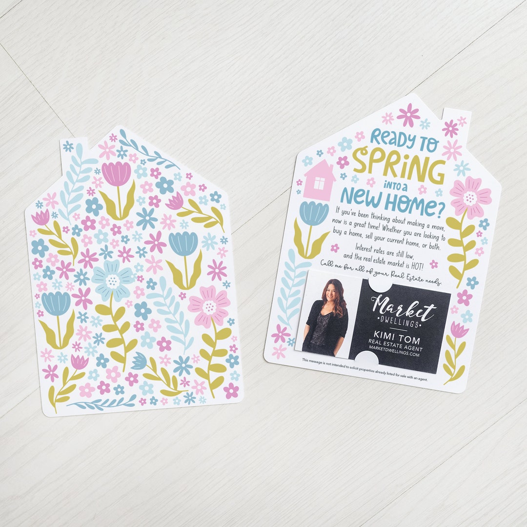 Set of ready to Spring Into a New Home Real Estate Mailers W/envelopes ...