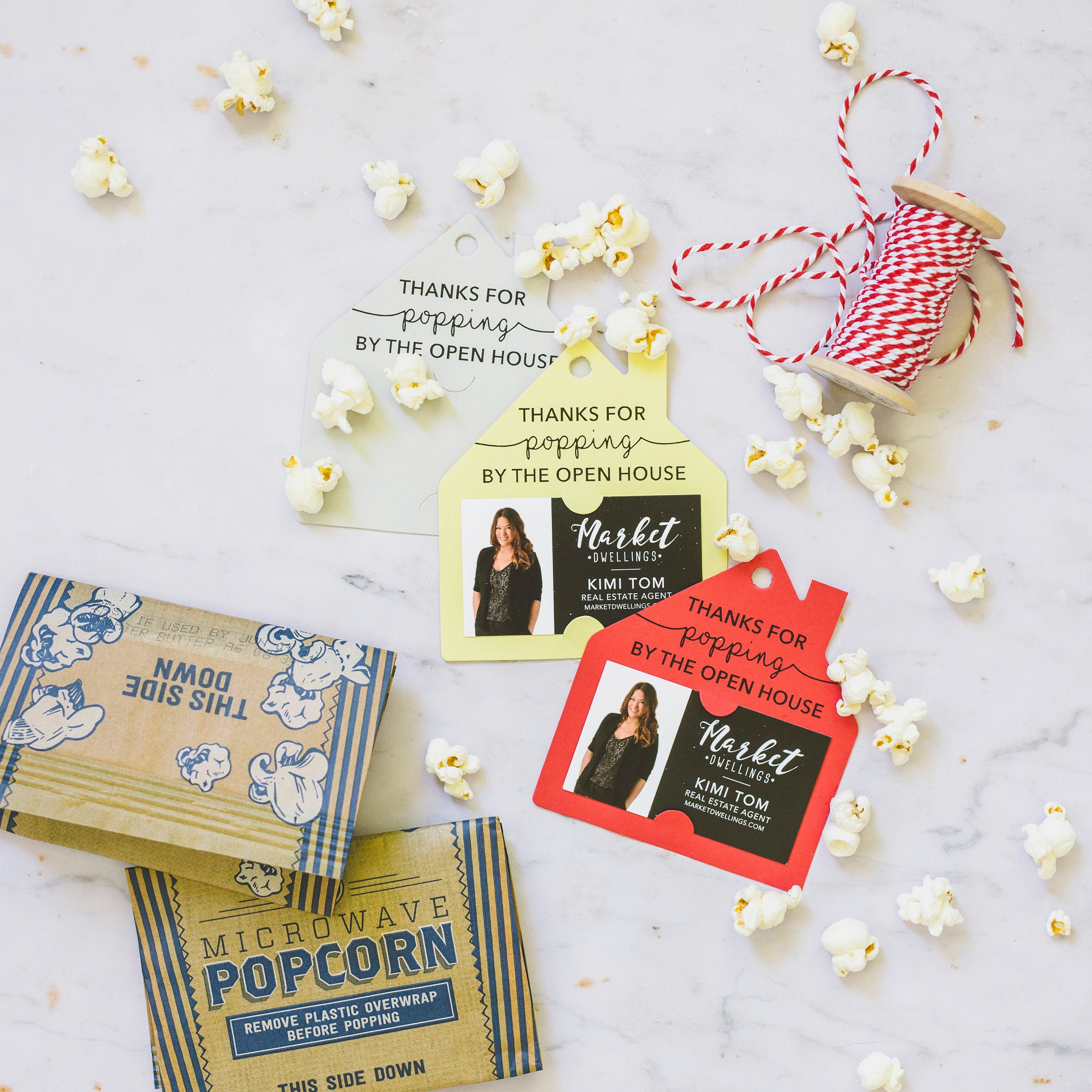 Popcorn Tags for Open House Real Estate Agent Gifts - Etsy