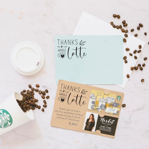 Coffee Gift Card Holder - 60+ Gift Ideas for 2024