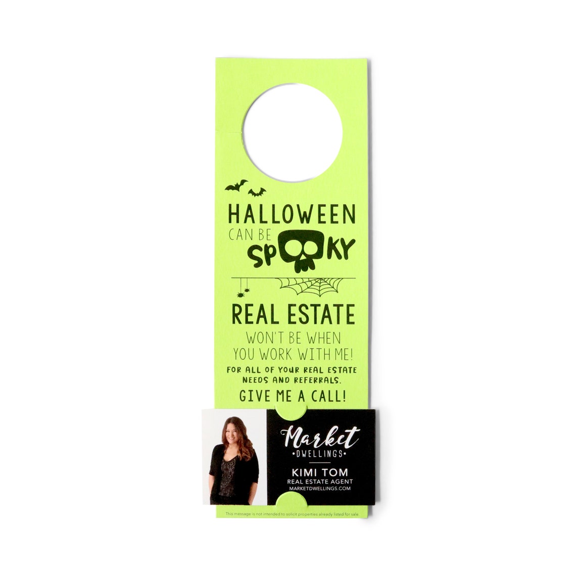 Halloween Can Be Spooky Real Estate Door Hanger Real Estate - Etsy