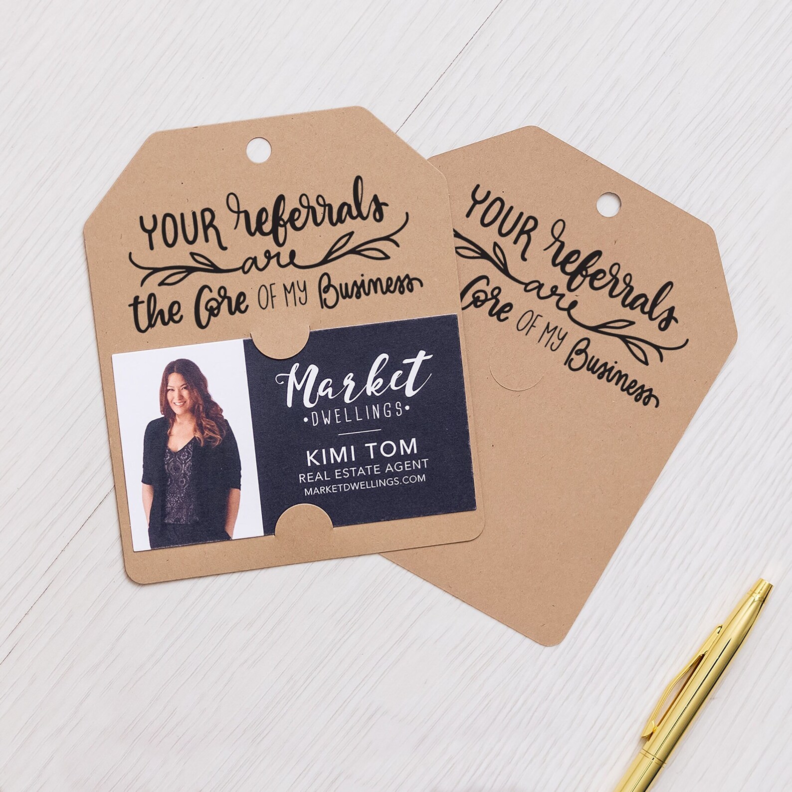 Your Referrals Are the Core of My Business Gift Tags Real - Etsy