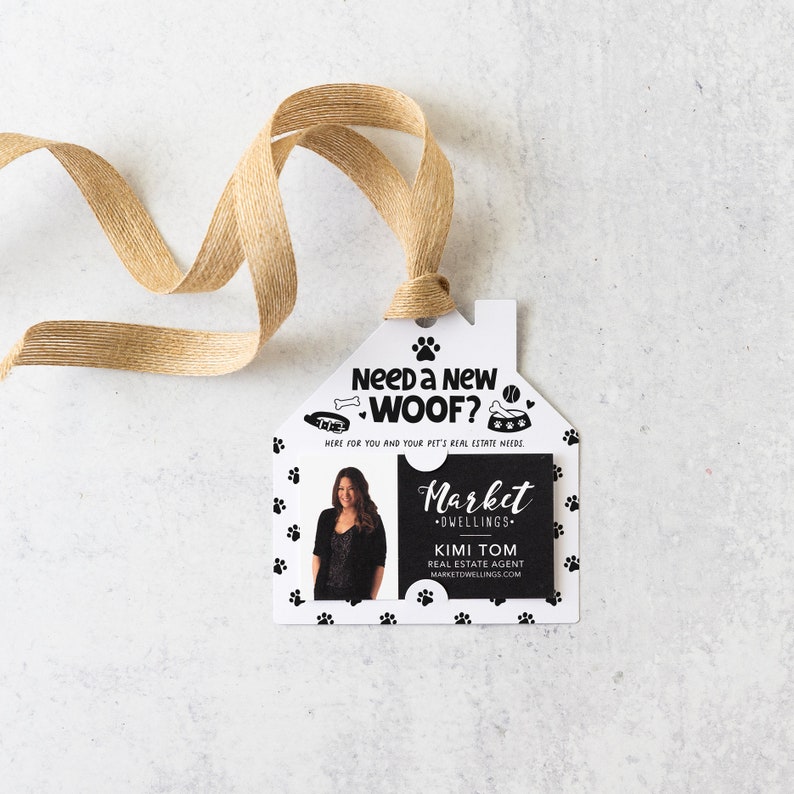 Need a New Woof Pop by Gift Tags Real Estate Agents Dog - Etsy