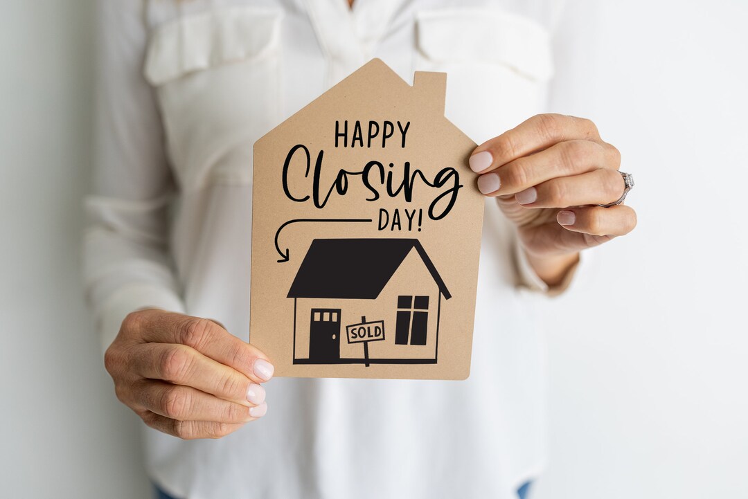 SET of Greeting Cards Happy Closing Day Real Estate Agent Card Home ...