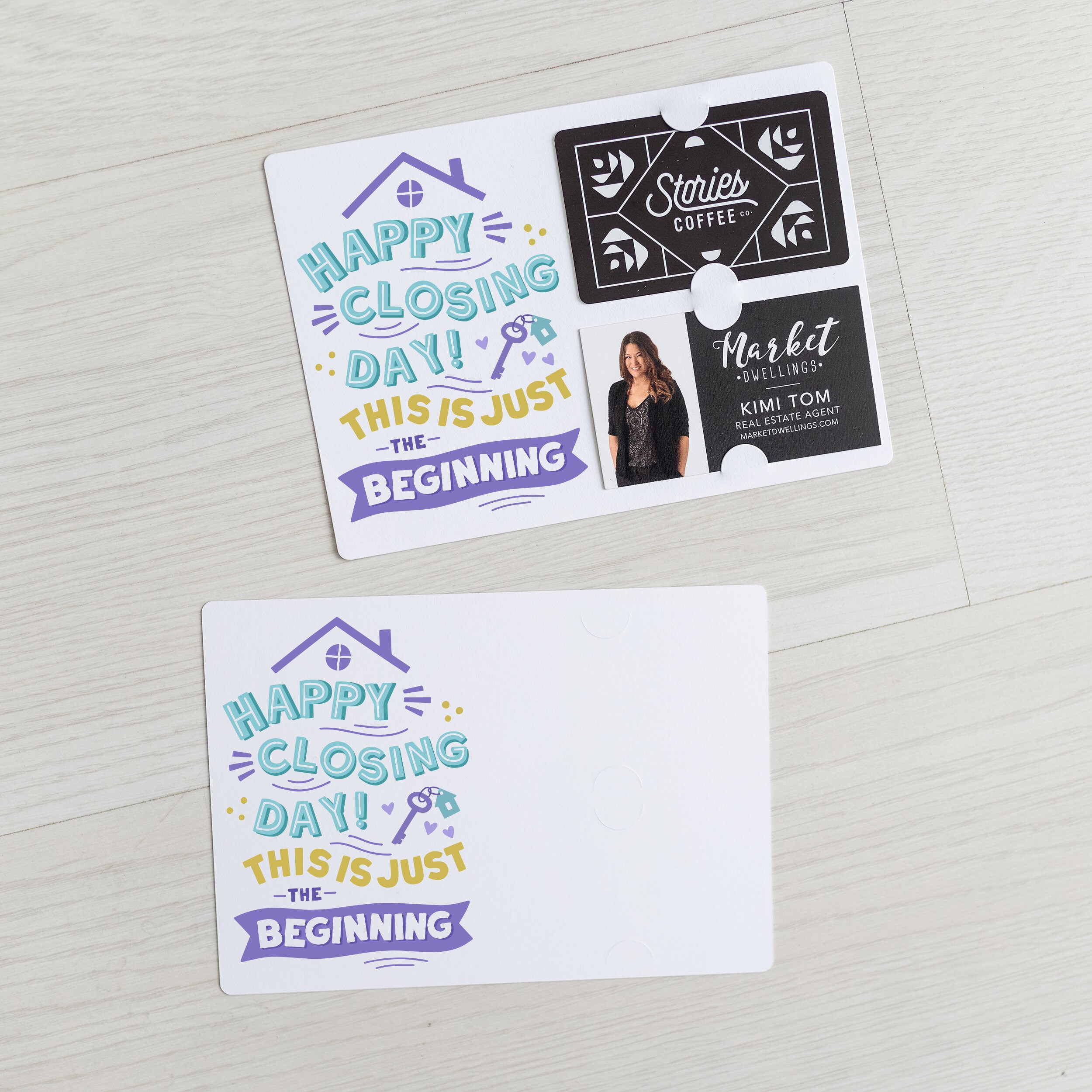Happy Closing Day Business Gift Card and Business Card Holder - Etsy