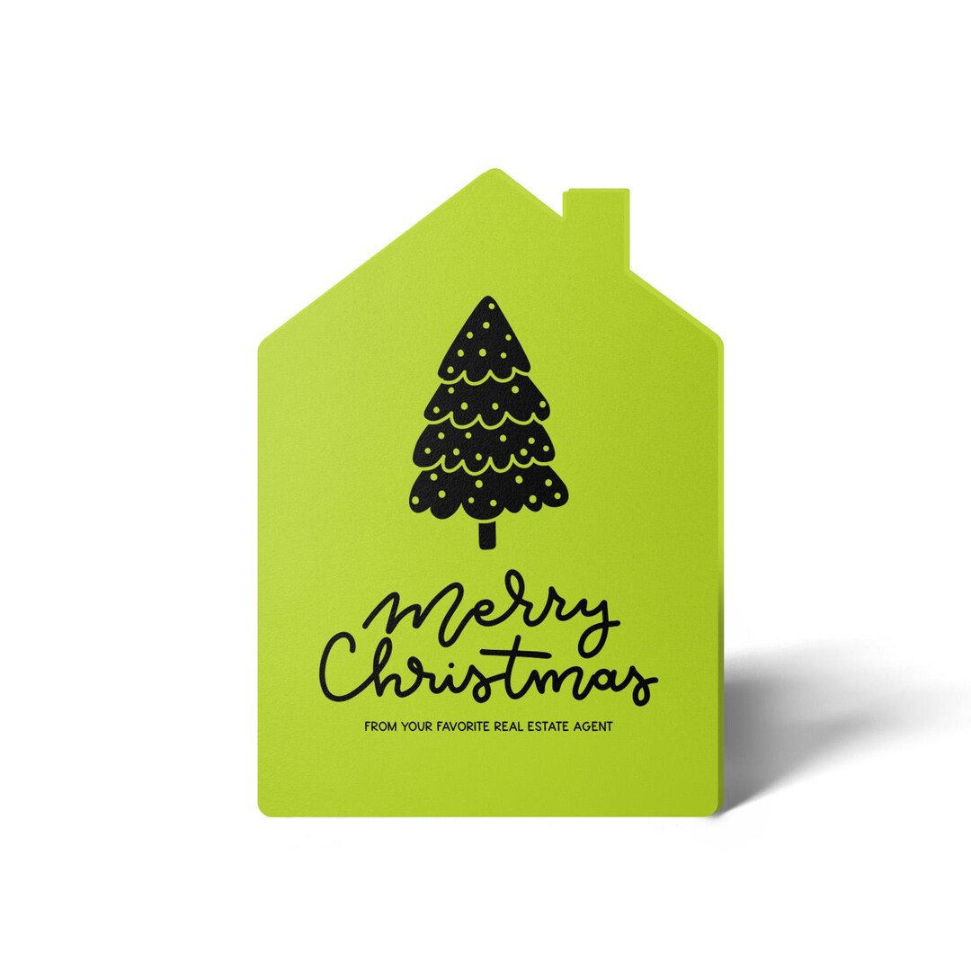 SET of Tree "merry Christmas From Your Favorite Real Estate Agent ...