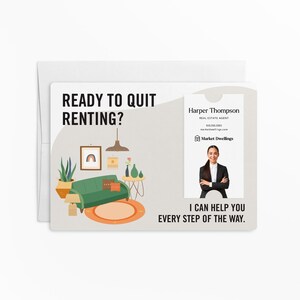 Vertical SET of Ready to Quit Renting Mailer W/ Envelope Real Estate ...