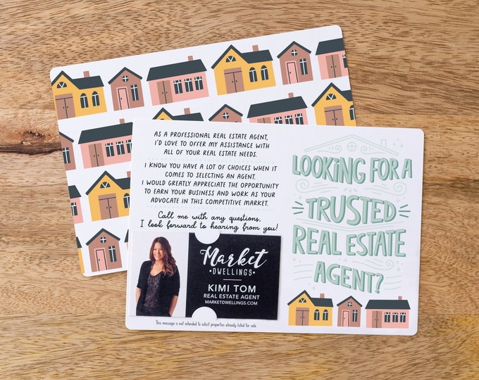 SET of Let Me Help You Find Your Next Home Mailer With - Etsy