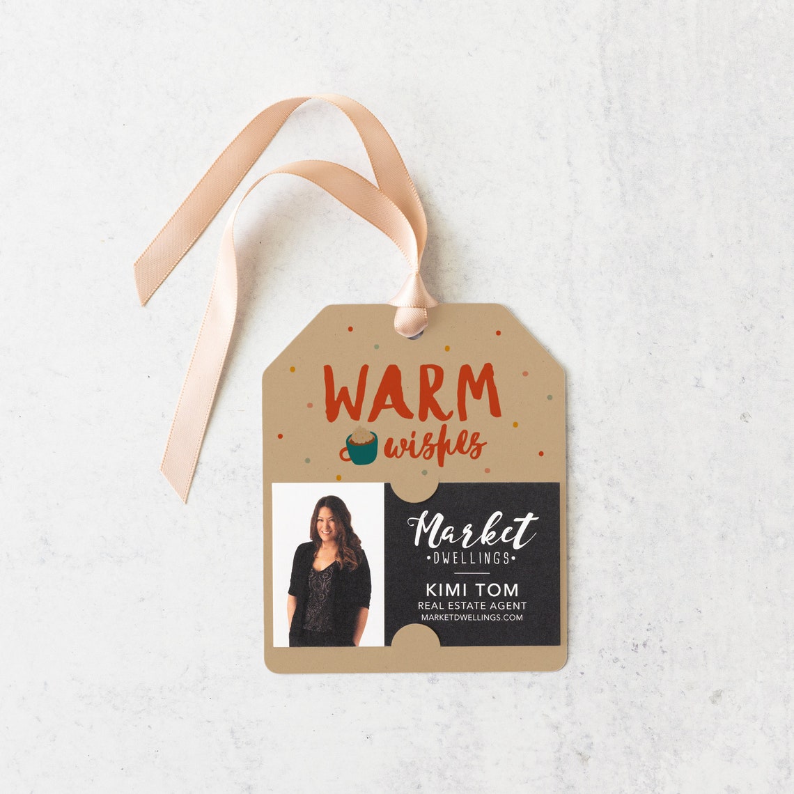 Warm Wishes Gift Tag Christmas Pop by Holiday Marketing - Etsy