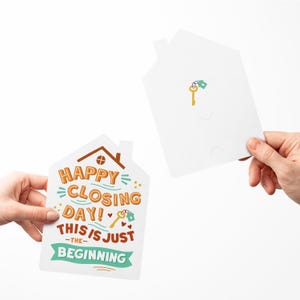Happy Closing Day Greeting Cards W/ Envelopes | Real Estate Agent ...