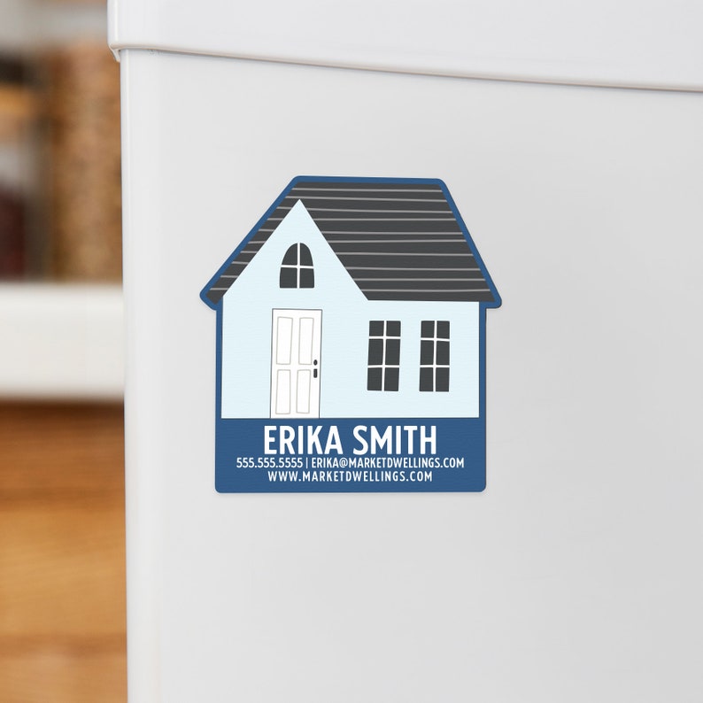 Customizable House Refrigerator Magnets Real Estate - Etsy Customizable House Refrigerator Magnets Real Estate - Etsy