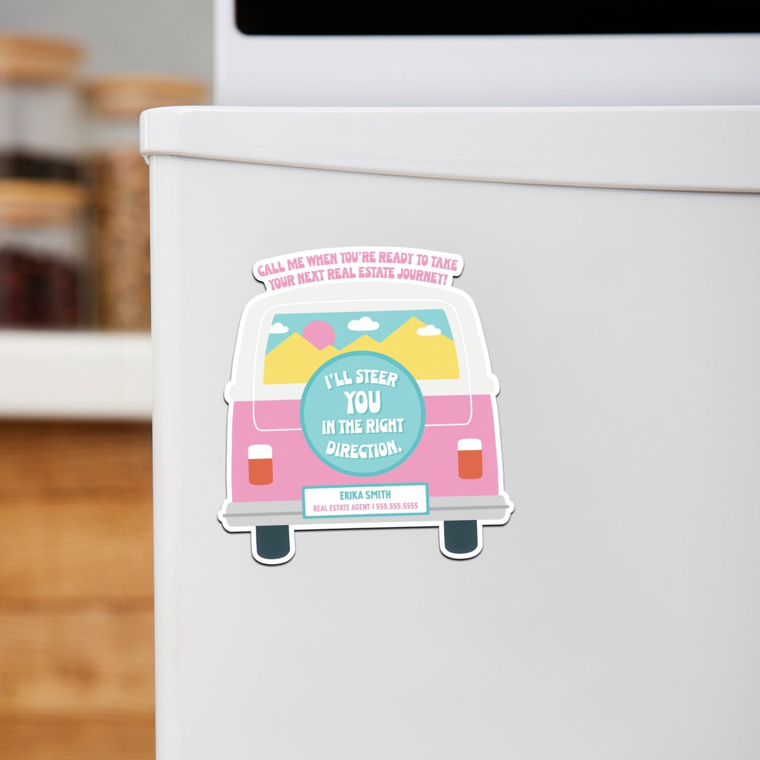 Customizable | Real Estate Roadtrip Magnets | Real Estate Pop by ...