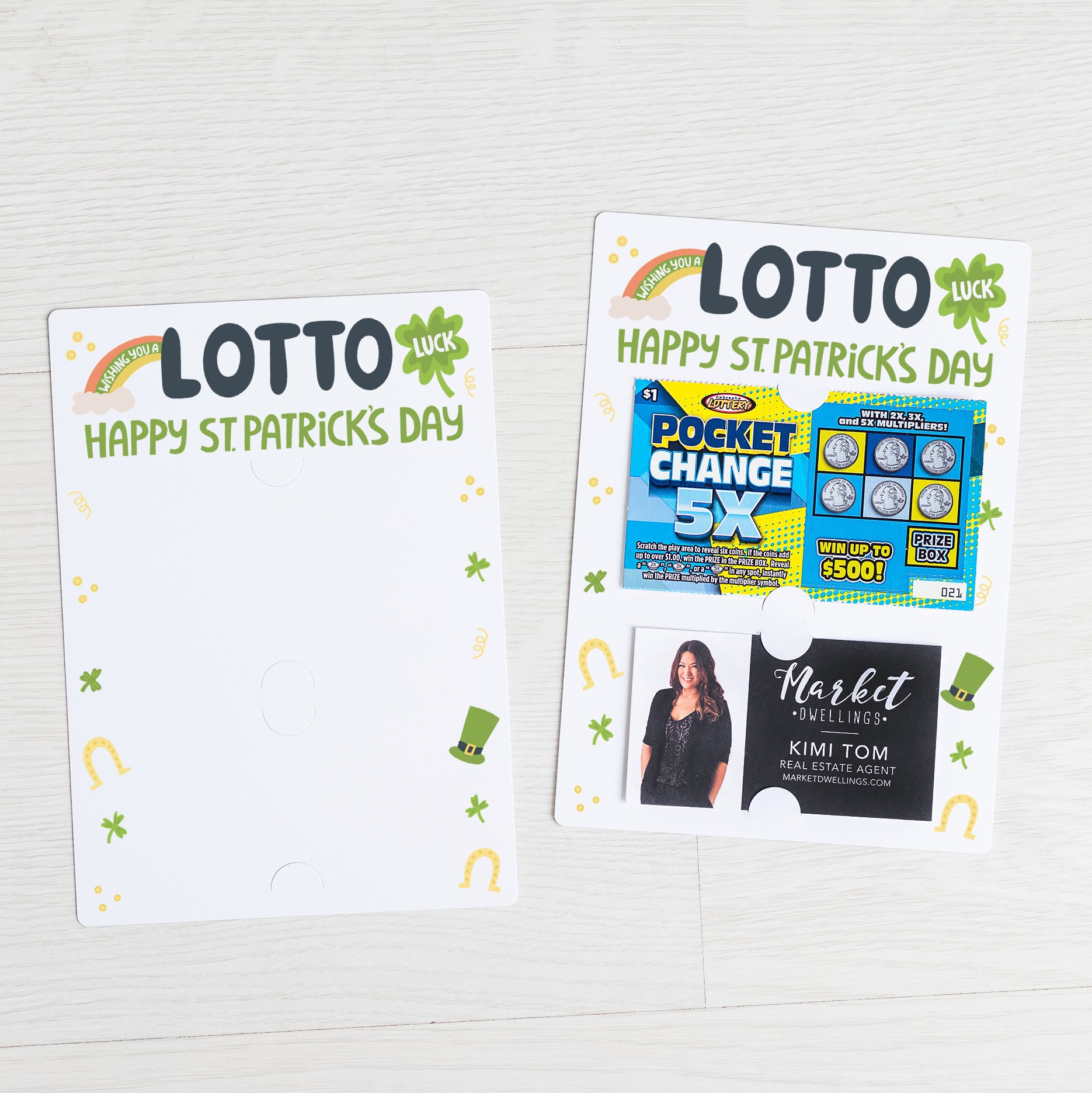 SET of Wishing You a Lotto Luck Mailers W/ Envelopes St. - Etsy