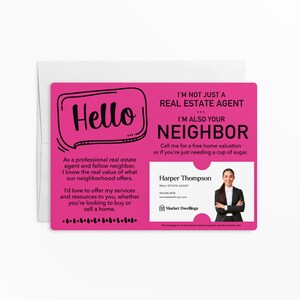 SET of I'm Not Just a Real Estate Agent, I'm Also Your Neighbor Mailer ...