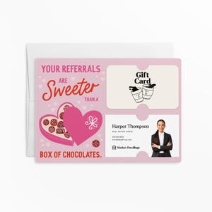 Set of Your Referrals Are Sweeter Than A Box of Chocolates Mailers ...