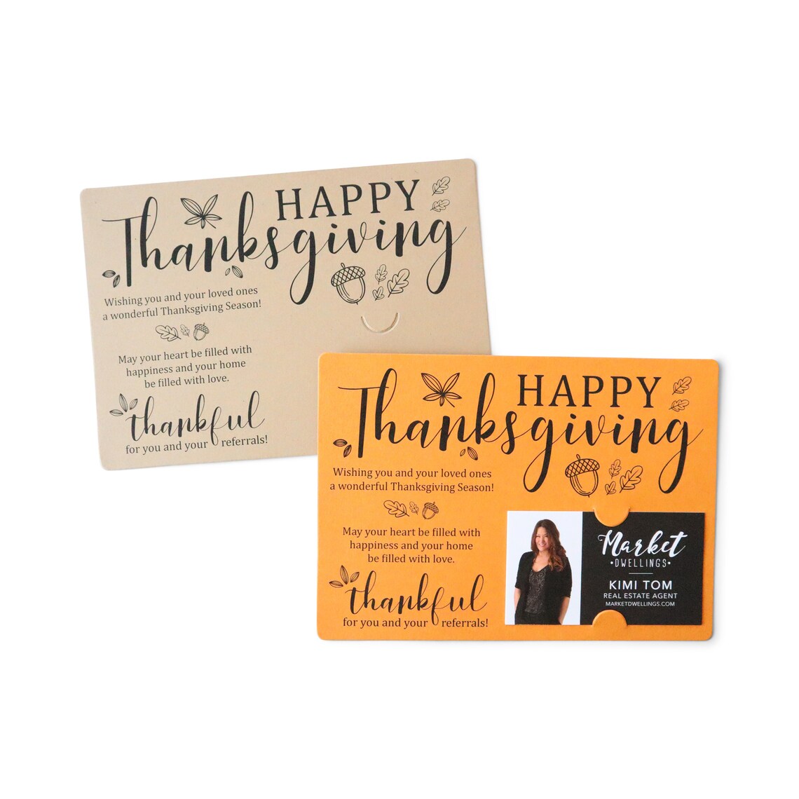 SET of Happy Thanksgiving Mailer With Envelopes Mailer - Etsy