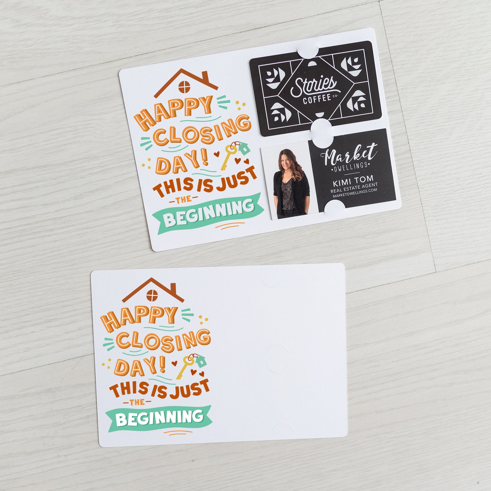 Happy Closing Day Business Gift Card and Business Card Holder - Etsy