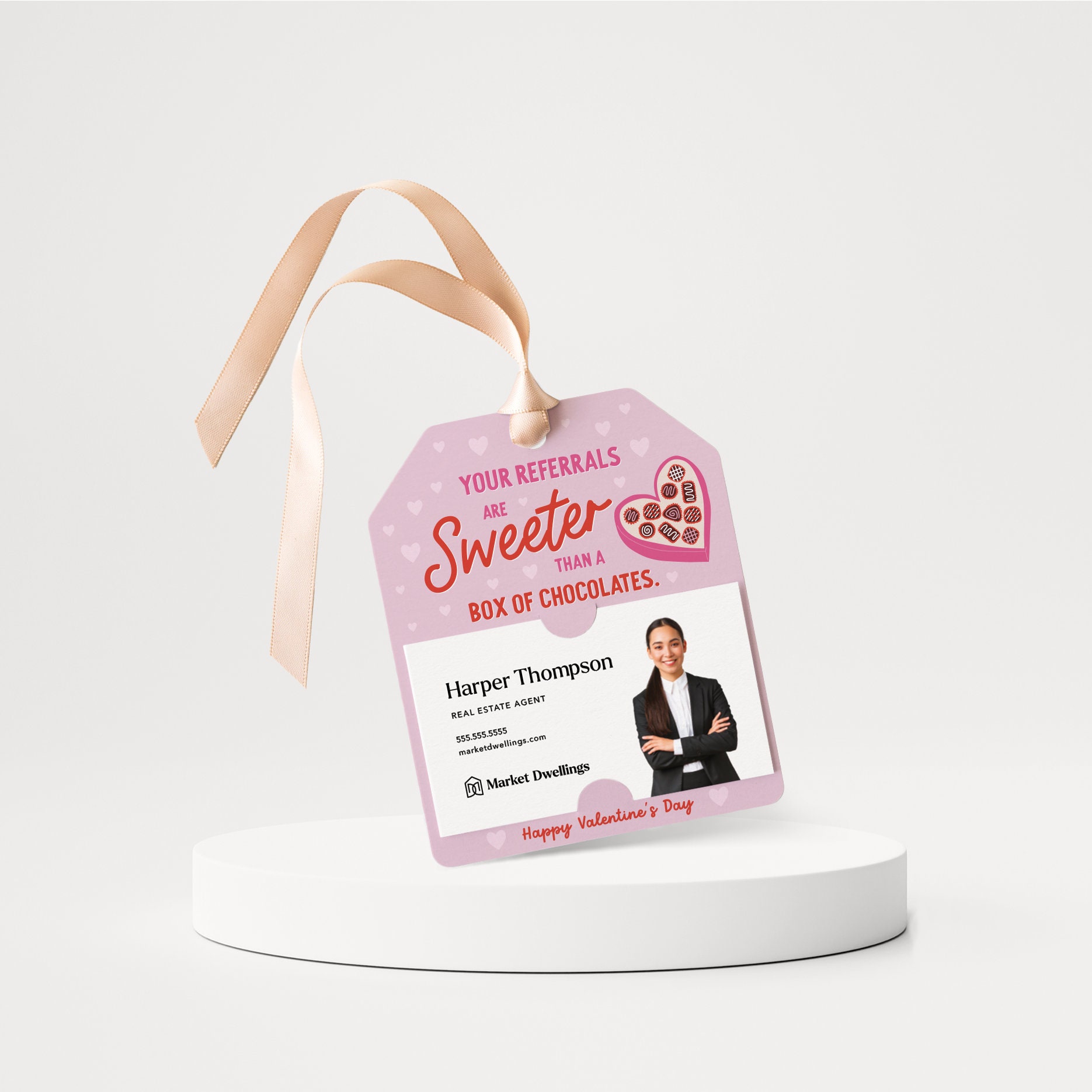 Your Referrals Are Sweeter Than A Box of Chocolates Gift Tags ...
