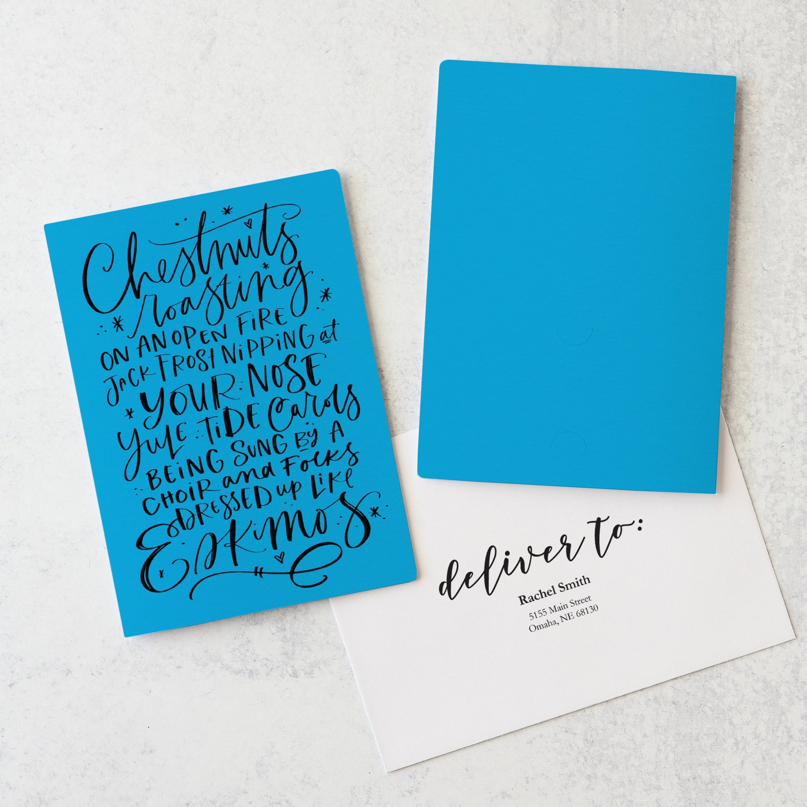 Set of Christmas Carol Greeting Cards Christmas Insurance - Etsy