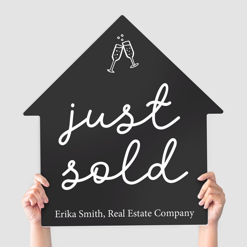 Realtor Sold Sign - Etsy