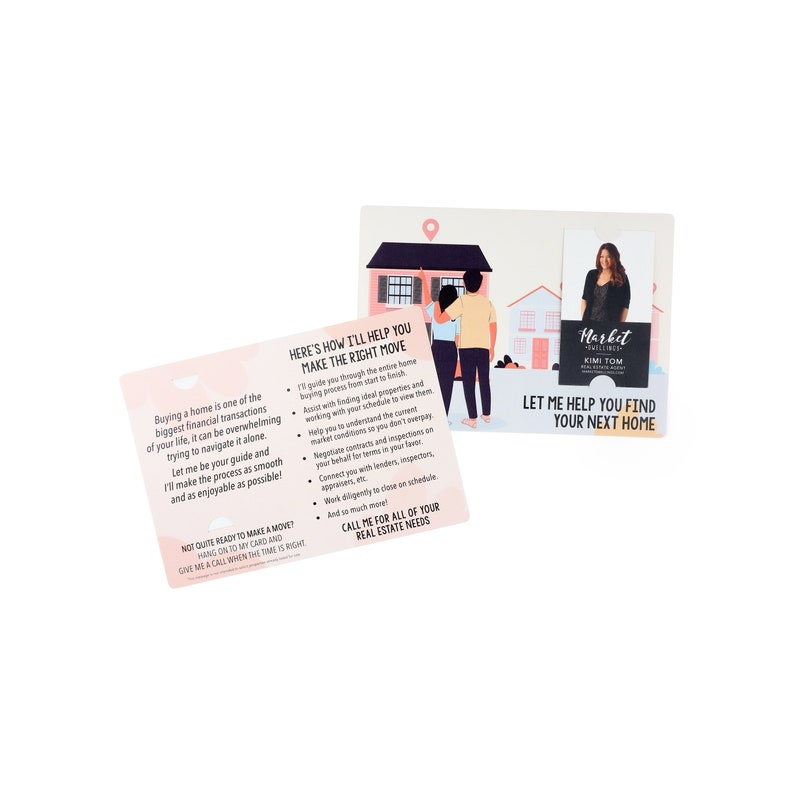 Vertical SET of Let Me Help You Find Your Next Home Mailer - Etsy