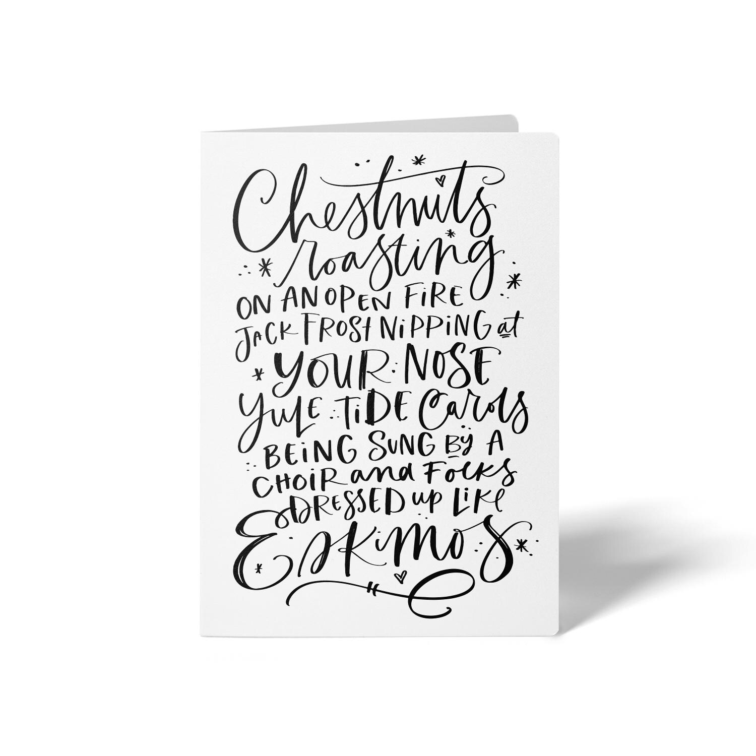 Set of Christmas Carol Greeting Cards | Christmas Insurance Mortgage ...