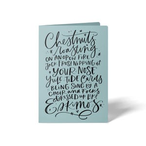 Set of Christmas Carol Greeting Cards | Christmas Insurance Mortgage ...