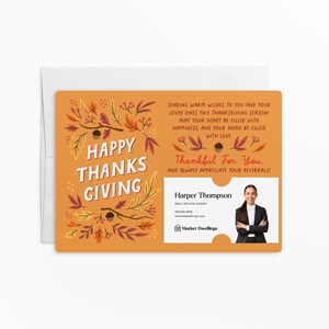Set of Happy Thanksgiving Mailers | Envelopes Included | Thanksgiving ...