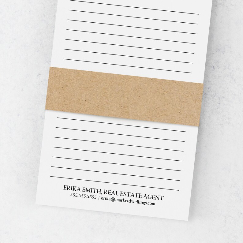 Customizable Logo Notepads Real Estate Mortgage Insurance - Etsy