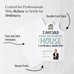 SET of I Just Sold Your Neighbor's House Mailer W/envelopes | Real ...