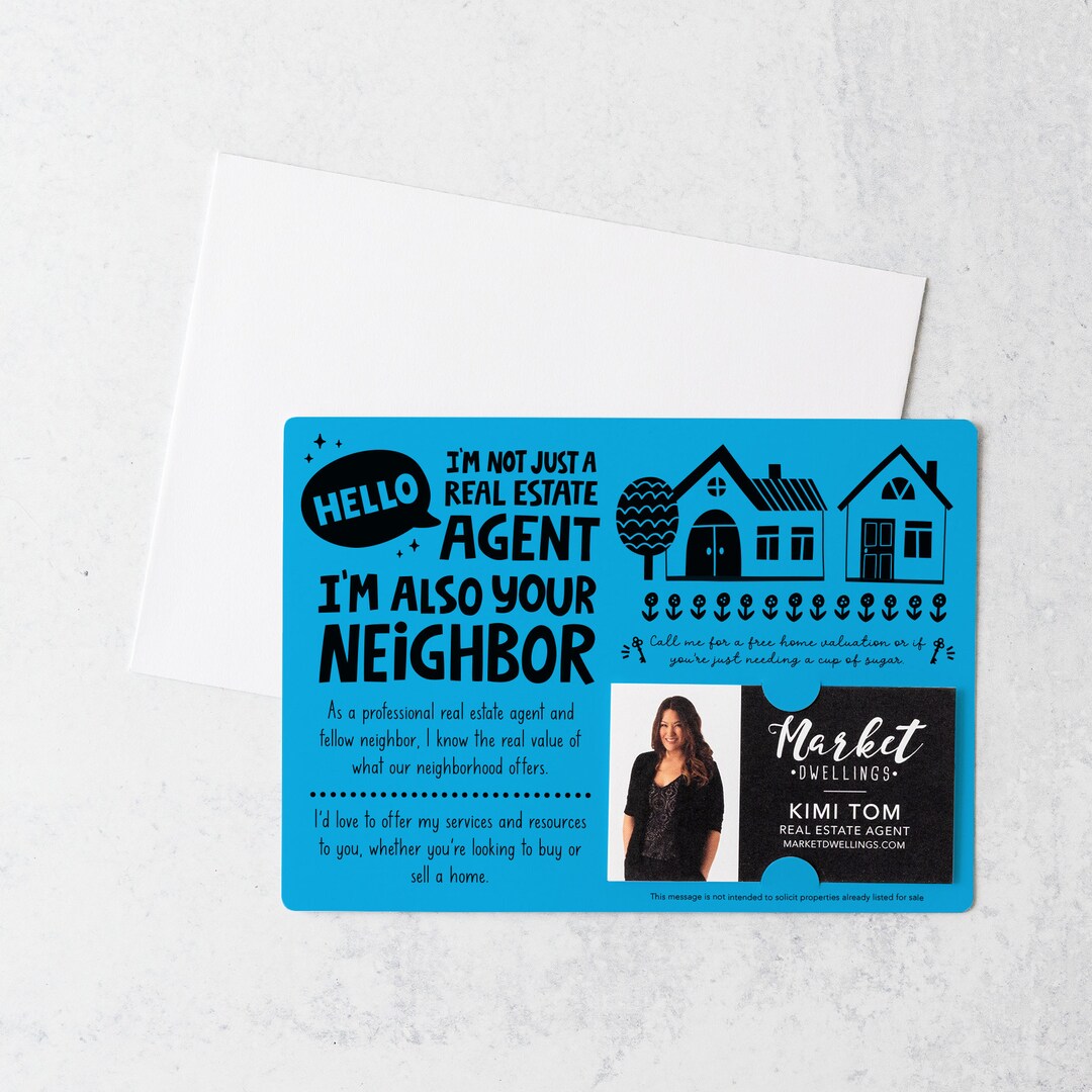 SET of I'm Not Just a Real Estate Agent, I'm Also Your Neighbor Mailers ...