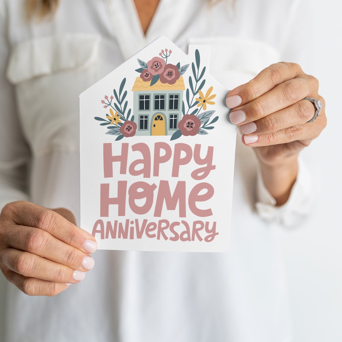 SET of Happy Home Anniversary Greeting Cards W/envelopes - Etsy