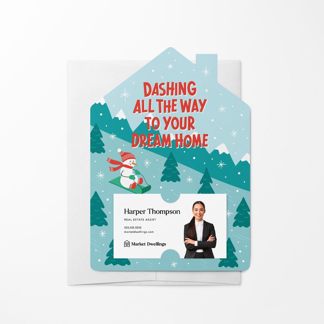 Set of Dashing All the Way to Your Dream Home Mailers | Envelopes ...