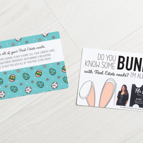 Set of do You Know Some Bunny Double Sided Mailers | Etsy