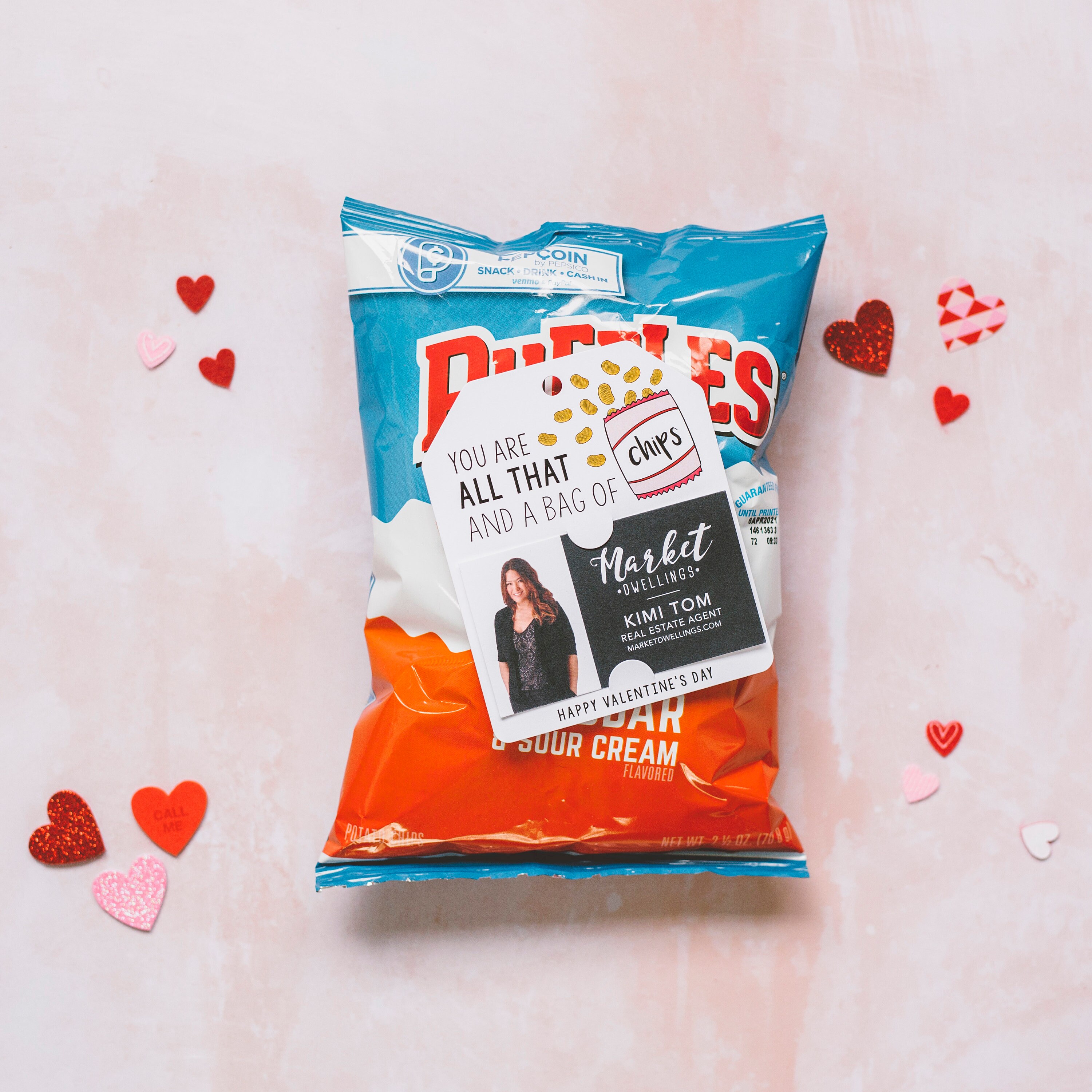 You Are All That and A Bag of Chips Gift Tag Valentine's | Etsy