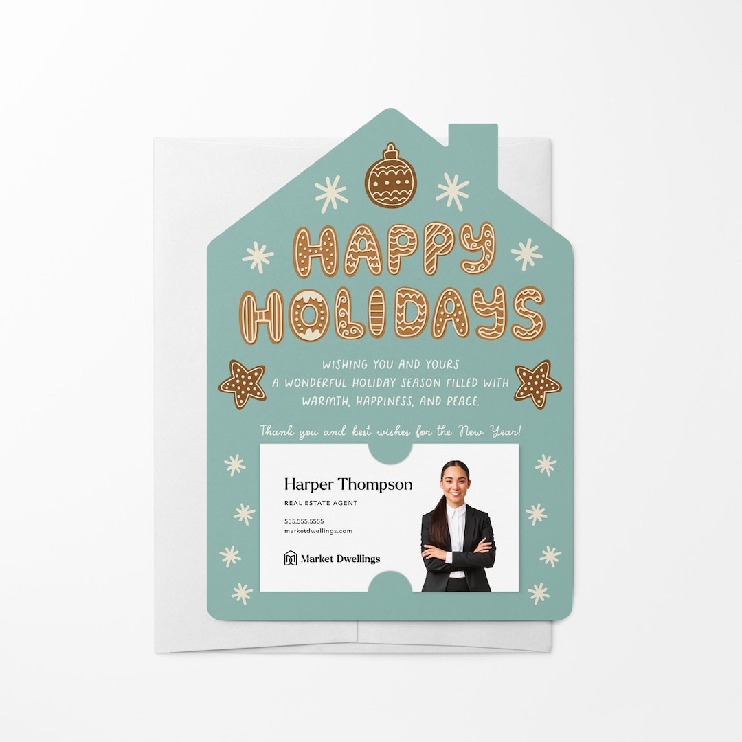 Set of Happy Holidays Mailers | Envelopes Included | Christmas ...