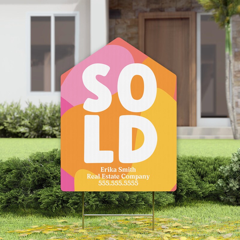 Real Estate Sign - Etsy