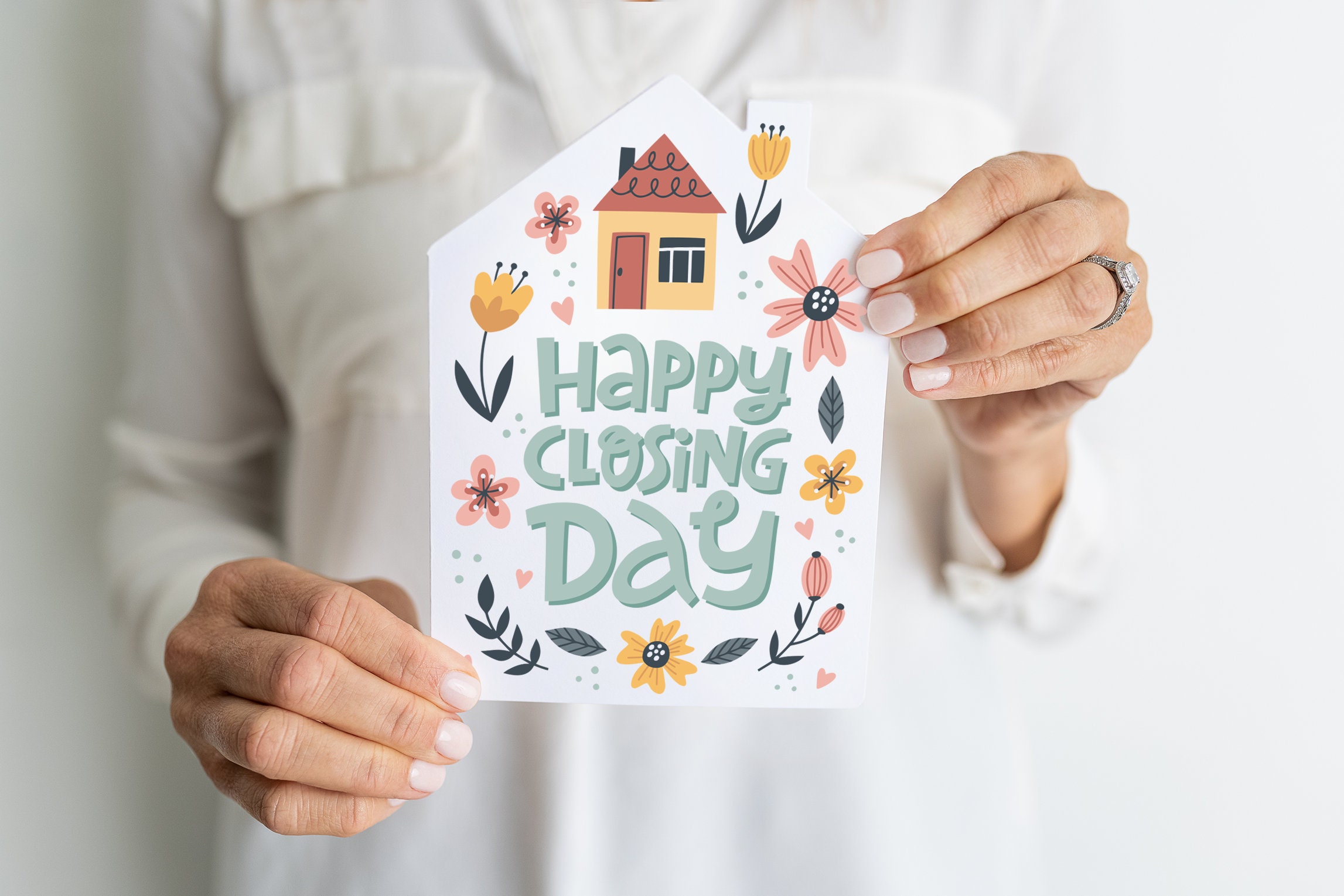 SET of Happy Closing Day Greeting Cards W/envelopes Home - Etsy