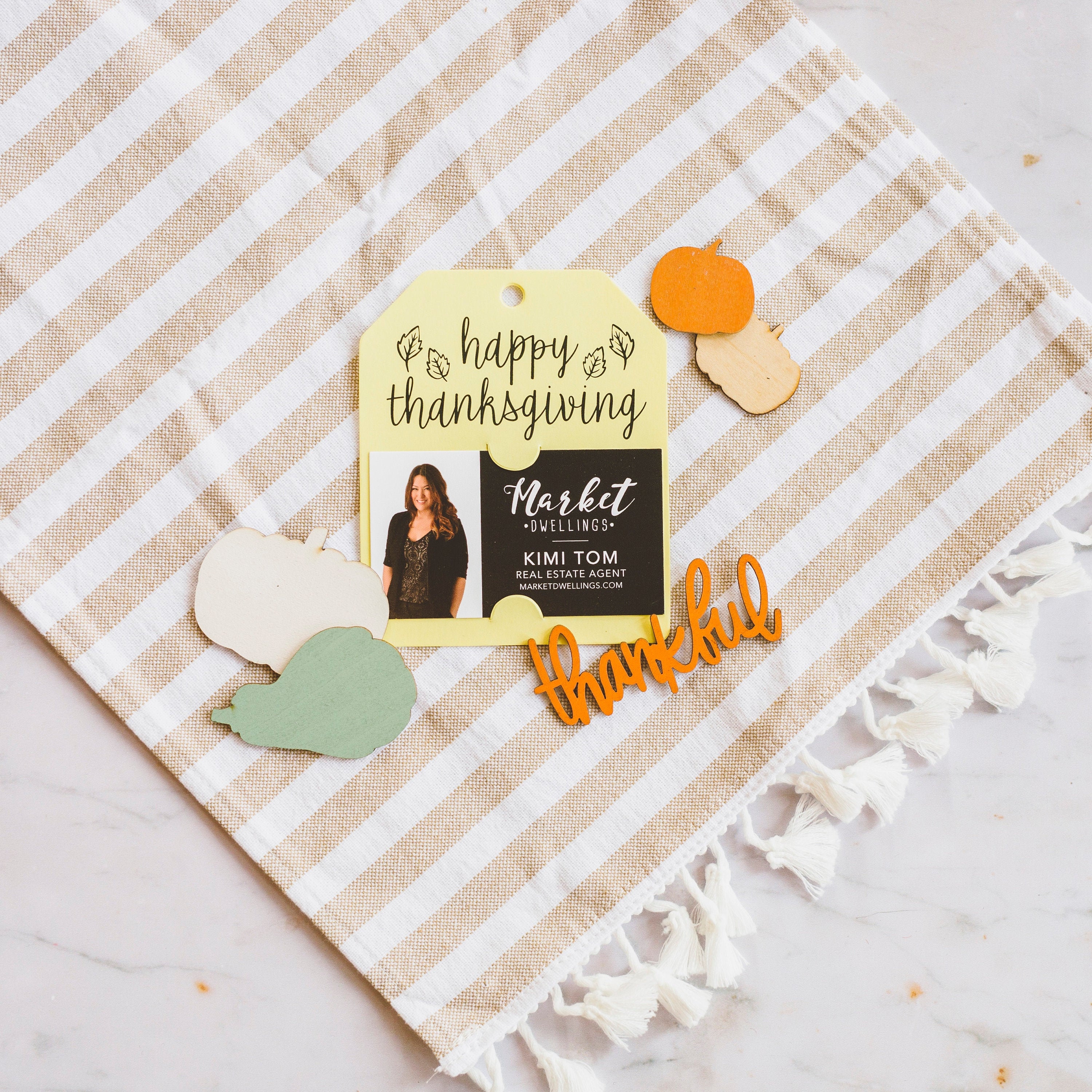 Happy Thanksgiving Whimsical Gift Tag Fall Pop By | Etsy