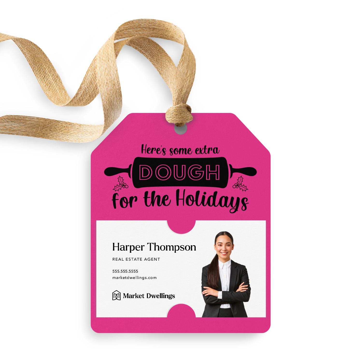 Here's Some Extra Dough for the Holidays Gift Tag | Cookie Dough Pop by ...