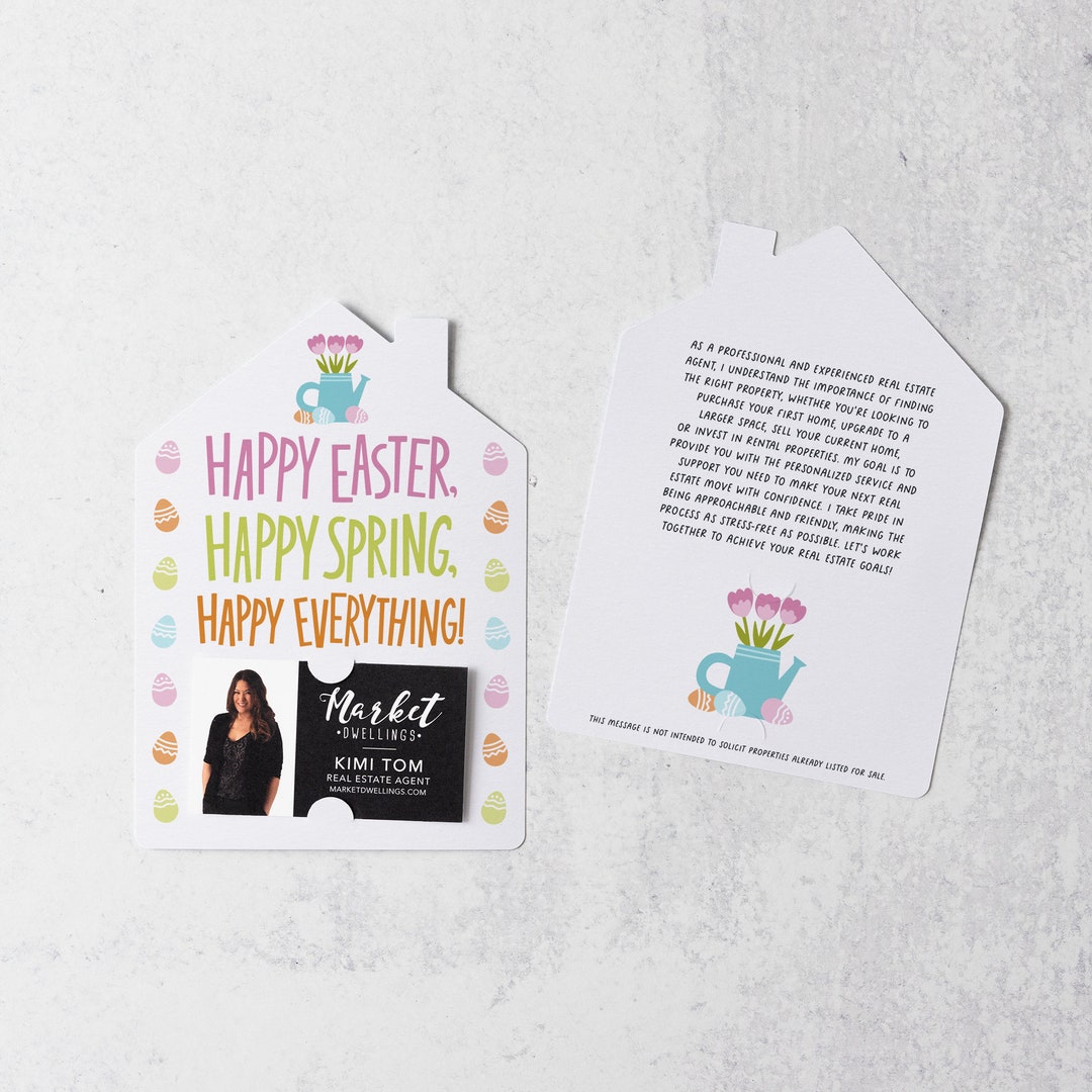 Set of Happy Easter, Happy Spring, Happy Everything Mailers Easter ...